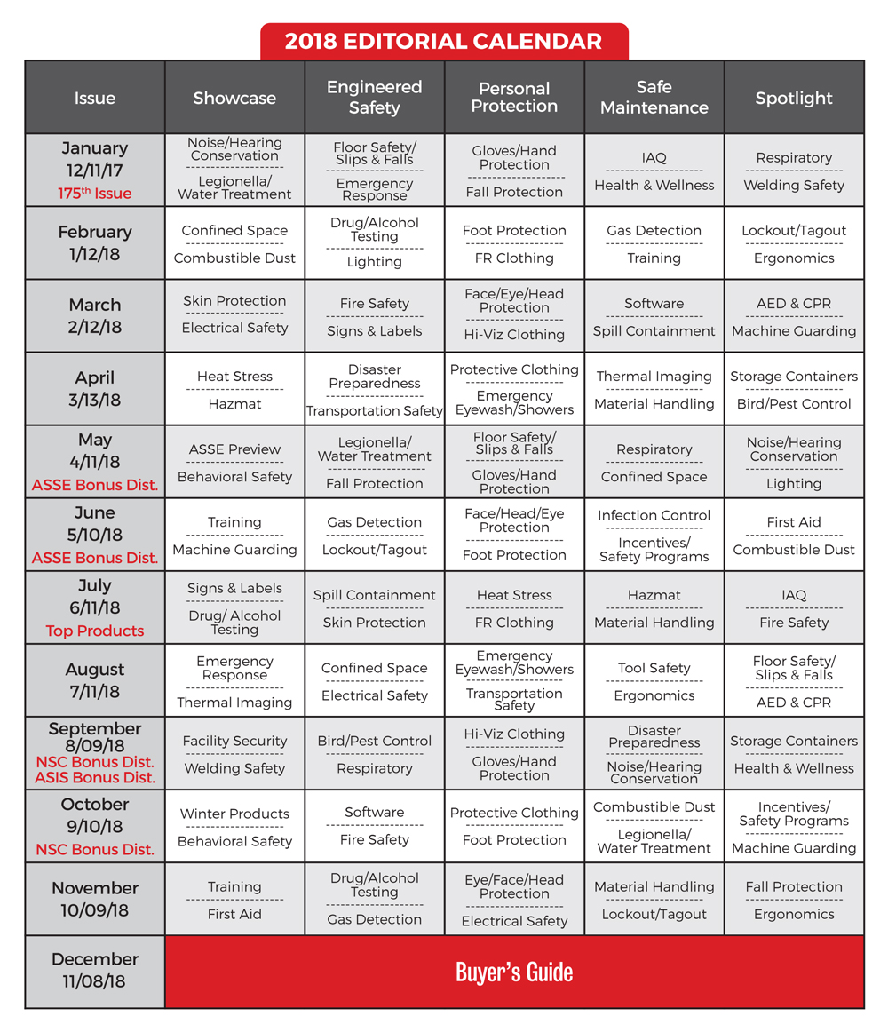 Safety Compliance Calendar - prntbl.concejomunicipaldechinu.gov.co